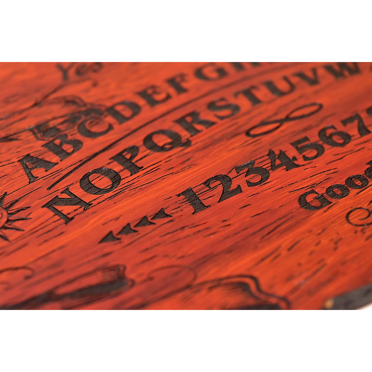 Mini Ouija Board in African Padauk Wood - 8 x 5.5 in, 1/4 Thick - All Natural - Real Plain Wood - Customizable