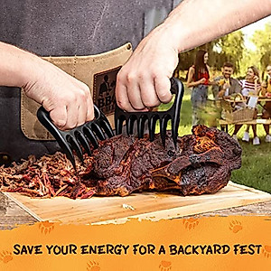 EcoNour Bear Claw Meat Shredder for BBQ | Meat Claws for Perfect Shredding | BBQ Claw for Shredding Meat, Chicken, Pulled Pork, Turkey and Beef | BBQ Grill Accessories for Carvings, Handling, Lifting