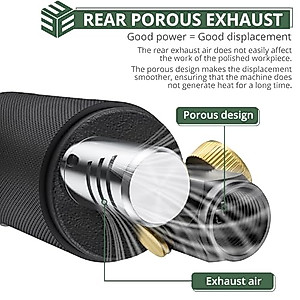 EYPINS Air Angle Grinder,Air ‎Right Angle Die Grinder 1/4" 90 Degree Heavy Duty 20000 RPM Pneumatic Sander Polisher Tool for Contour Grinding, Polishing, Milling