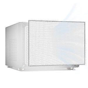 Fan Dust Mesh Filter Magnetic Frame PVC Computer PC Case Fan Dust Proof Filter Cover Grills (300 * 300MM 1PACK WHITE)