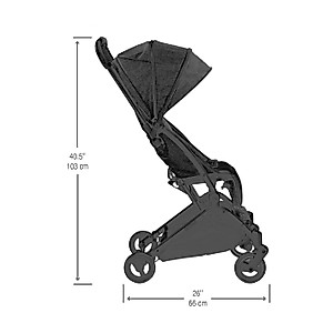 guzzie+Guss Oxygen Stroller (2020 Edition), GG030SP20, Salt & Pepper