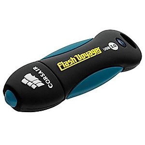 Corsair CMFVY3A-64GB 64 GB USB 3.0 Flash Voyager Flash Drive, Black