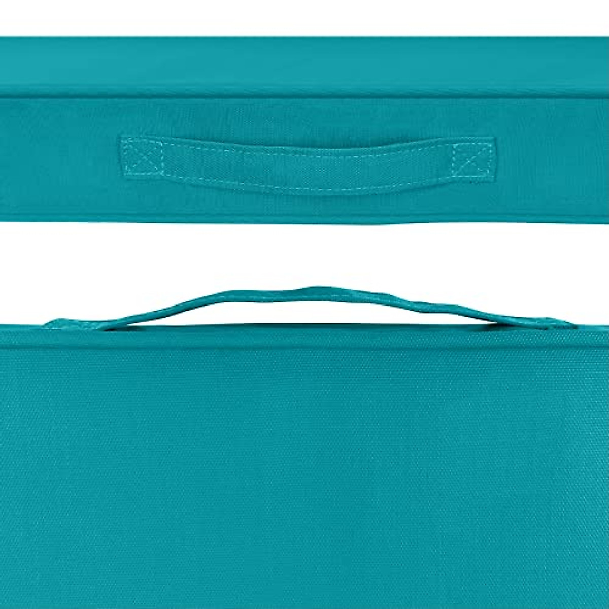 INFBLUE Outdoor Bench Cushion 45x18 inch, Patio Bench Cushion Indoor, Patio Furniture Chair Cushion Bench Pad, Porch Swing Cushion with Ties, Garden Loveseat Cushion (Aqua Green)