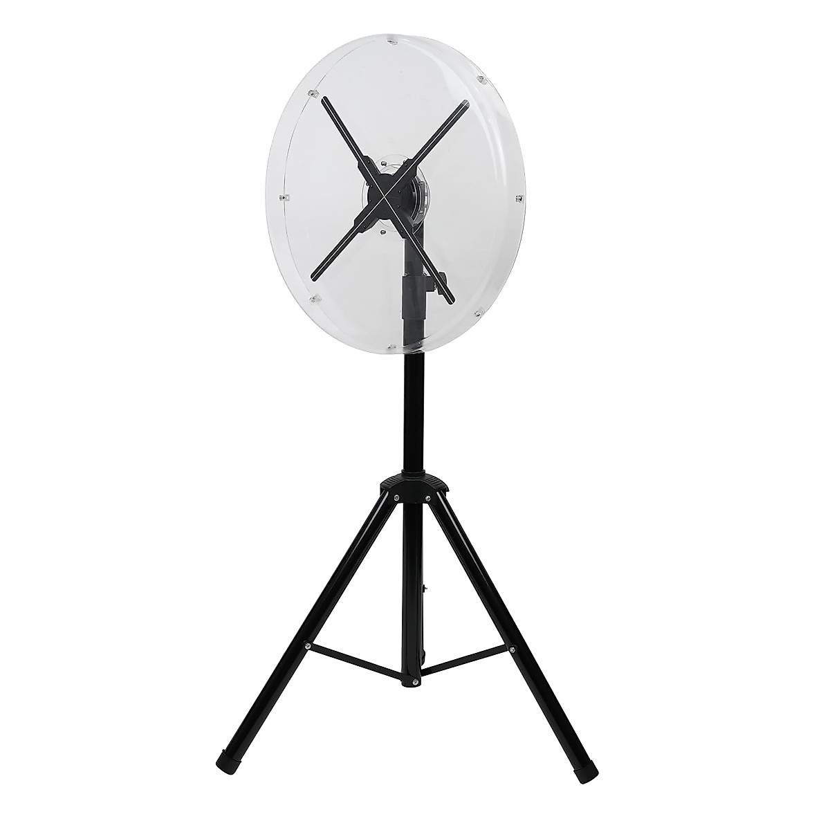 3D Hologram Fan, Hologram Fan 25.6" Holographic Fan Display App/Pc WiFi Real-Time Projection, Bluetooth Hologram Projector, Multiple Splicing, Suitable for Exhibitions, Shops, Bar