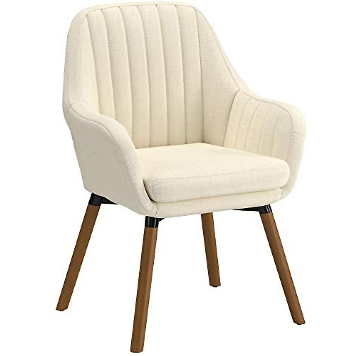 Roundhill Furniture Tuchico Contemporary Fabric Accent Chair, Arm Rest, Tan