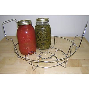 Lehman's Stainless Water Bath Canner Stockpot with Canning Rack 20 Quart