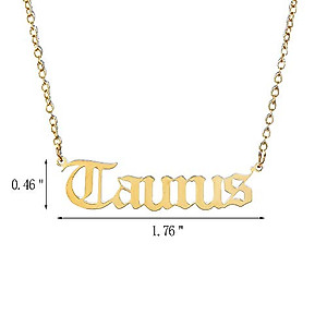 Zodiac Necklaces for Women Constellation Necklace Cancer Leo Virgo Necklace Birthday Jwelry Gifts for Friends