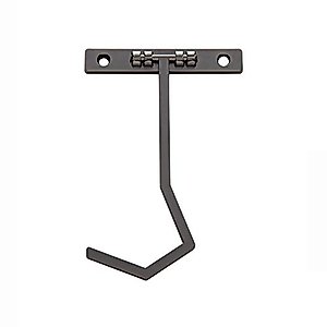 DIKALU Metal Banana Hanger - Under Cabinet Hook for Bananas or Other Kitchen Items. Keep Banana Fresh (Gun Color X 1pc)