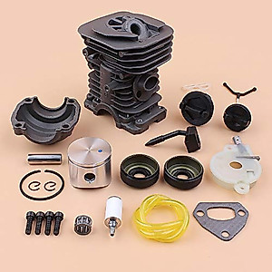 Laliva tools - 40MM Cylinder Piston Pan Oil Pump Oil Seal Cap Kit Fit Husqvarna 142 137 Gas Chainsaws Engine Motor Parts