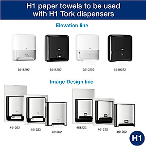 Tork Matic Paper Hand Towel Roll White H1, Universal, 100% Recycled Fiber, 6 Rolls x 700 ft, 290089