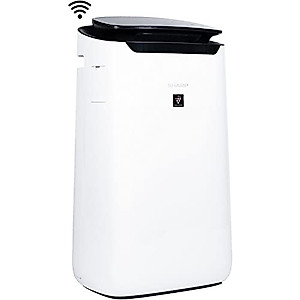 SHARP Smart Air Purifier. Alexa Compatible. Plasmacluster Ion Technology for Extra-Large Rooms. Odor & True HEPA Filters for Dust, Smoke, Pollen, & Pet Dander may last up-to 2 years each. FXJ80UW.