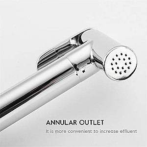 MINJING Bidet Faucets Wall Mounted Shower Tap Bidet Toilet Sprayer Toilet with Handheld Toilet Washer Mixer Muslim Shower