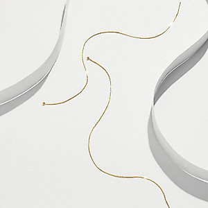 YUEELF 925 Sterling Silver Dangle Earrings for Women Plated 14K Gold Snake Chain Tassel Earrings Long Drop Threader Fringe Earrings (Gold)