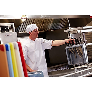 San Jamar STK1008 Saf-T-Knife Assembled Station, 15" Width x 15" Height x 4-1/4" Depth