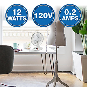 Air King 9146 6-Inch 2-Speed Circulating Fan