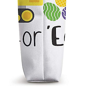 Easter Egg Hunt Construction Theme Eggs Cavator for boys Tote Bag