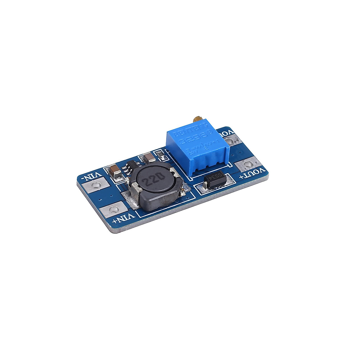 Songhe MT3608 DC-DC Step Up Boost Converter Module 2A Adjustable Voltage Regulator Board Input Voltage 2V-24V to 5V-28V Output Voltage for Arduino 10PCS