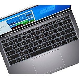 Keyboard Cover for 14" Dell Inspiron 14 5410 5418 5420 5425 5430 7415 7420 7425 7430 7435,Dell Latitude 14 3320 3420/Inspiron 16 5635 5630 5620 5625 7635 7630 7620 16"/Inspiron 13 5310 5320 Skin-Black