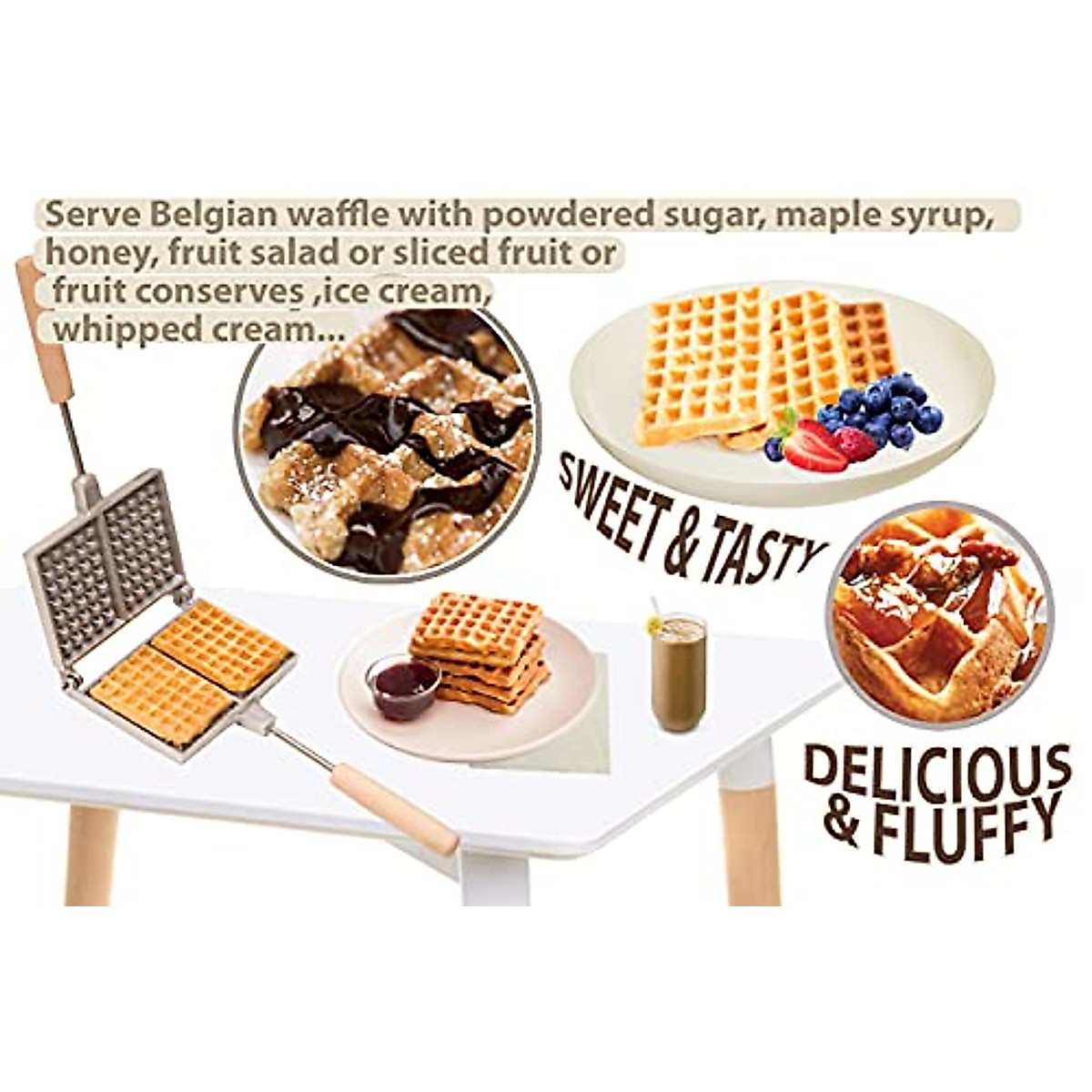 Belgian Mini Waffle Maker Cookie