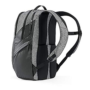 STM Myth 28L Backpack - Durable, Stylish, and Laptop Backpack for Men and Women with Pockets - Fits 15" Laptop and 16" MacBook Pro with Laptop Protection - Granite Black (stm-117-187P-01)
