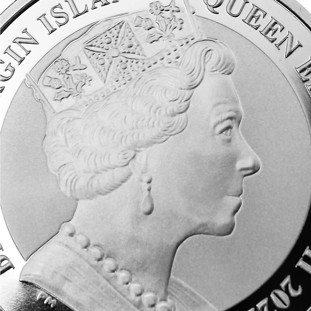 2022 1 oz British Virgin Islands Silver 100th Anniversary Lincoln Memorial Coin Brilliant Uncirculated with Certificate $1 BU