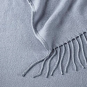 Madison Park Zennia Farmhouse Comforter Set with Throw-Blanket, Floral Print on Seersucker Textures, All Season Bedding, Matching Shams, Toss Pillows, King/Cal King(104"x92"), Blue 7 Piece