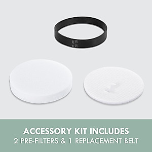 Kenmore KU1010 Pre-filters and Replacement Belt for Bagless Upright Vacuum Lightweight Cleaner DU1275, DU1040