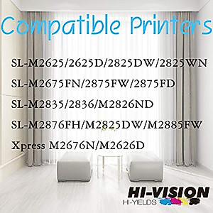 HI-VISION HI-YIELDS Compatible MLT-R116 Drum Unit Replacement for Samsung MLTR116 R116 use with Xpress SL-M2835DW M2885FW M2875FW M2825DW M2625 M2625D M2626D M2676N M2836 (1x Drum Unit, 1-Pack)