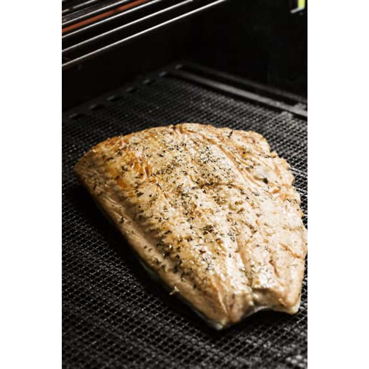 Cestari BBQ Grill Mats Non Stick Grill Toppers- Extra Large Cut to Fit - Pizza Oven Screen - Heavy Duty PFOA Free Grill Mesh Set of 2