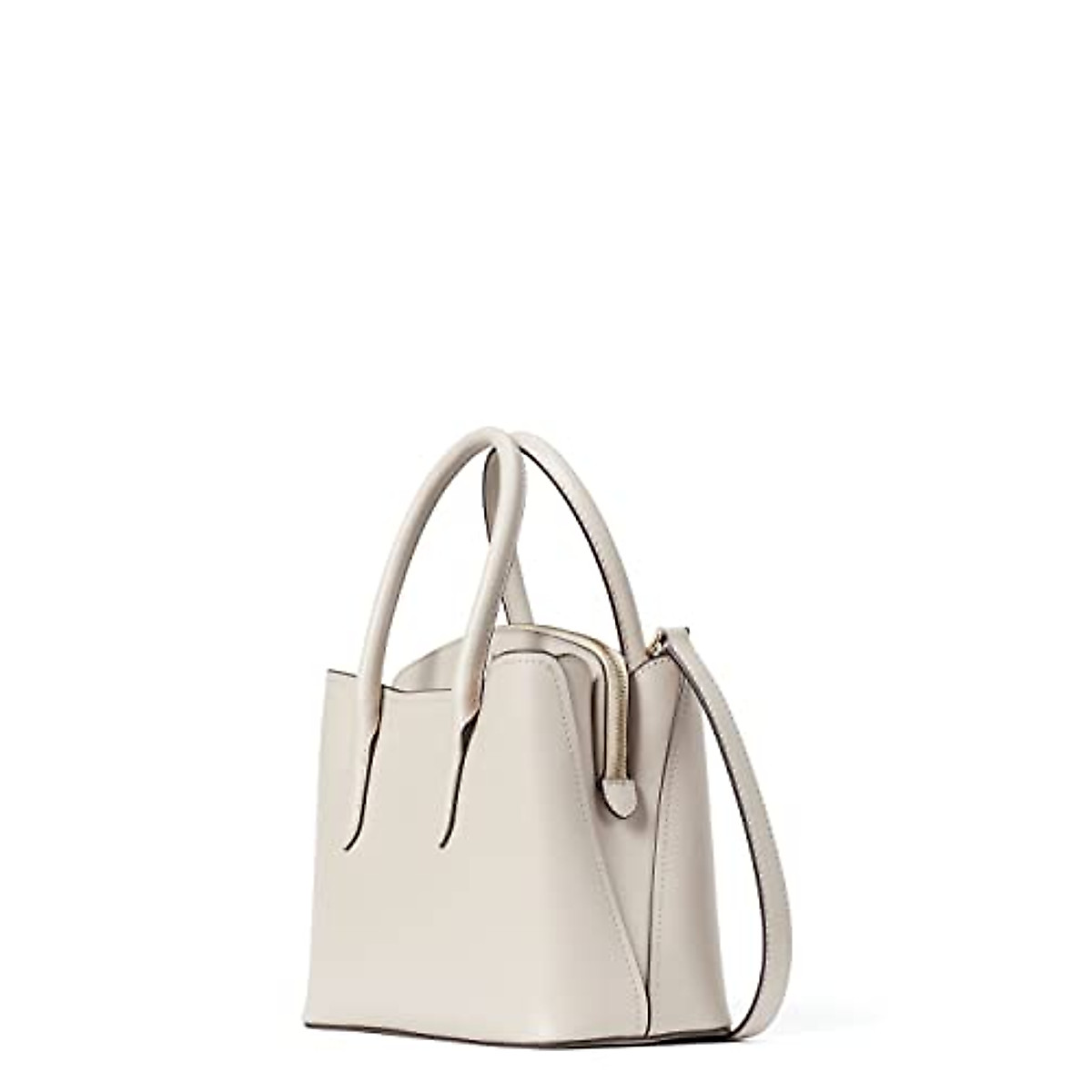 Kate Spade Rory Saffiano Leather Medium Satchel Crossbody Bag Purse Handbag (TUSK)