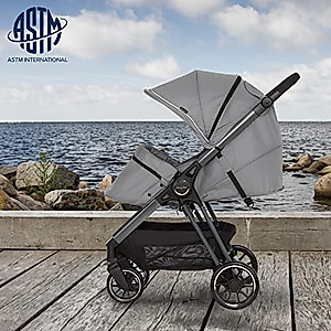 Dream On Me Strider Lightweight Stroller, Gray