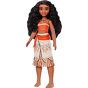Mattel Disney Princess Moana Singing Fashion Doll in Signature Outfit, Sings "How Far I'll Go" from Movie