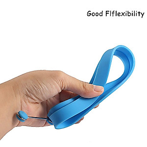 Silicone Egg Rings, 2 Pack Pancake Rings Non Stick Fried Egg Ring Mold, 4 Inch Egg Cooking Rings for Mcmuffins, Round Pancake Mod (Blue)