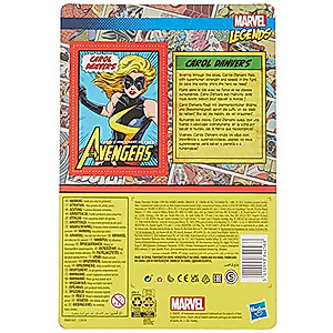 Marvel Hasbro Legends Series 3.75-inch Retro 375 Collection Carol Danvers Action Figure Toy