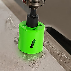 HLOFIZI 1 Inch Hole Saw Bit Bi-Metal for Wood Metal Plastic with Arbor, 1.5 Inch Depth