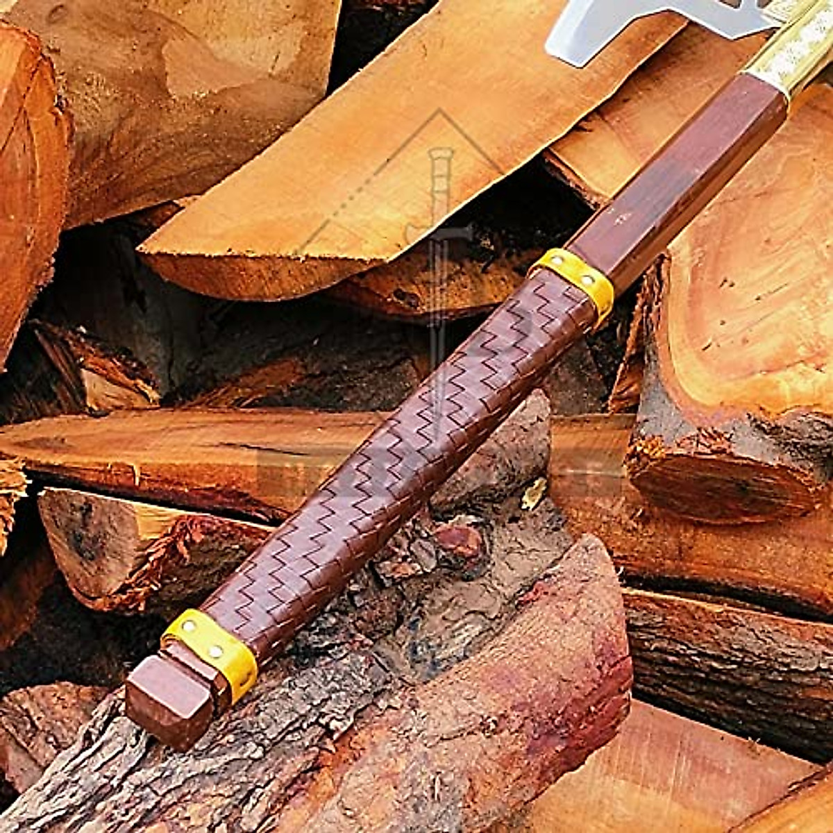 Haxxi Blade 022 Gimli Battle Axe from Lord of The Rings an Axe Dwarf Lord of The Rings Gold Color Plated