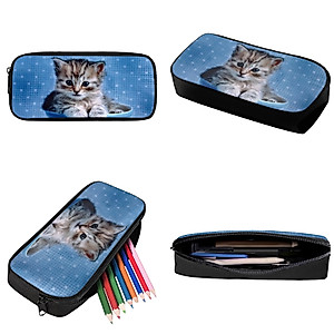 FOR U DESIGNS Kitten Cat Teens Backpack Set Canvas Girls School Bags Bookbags 3 in 1