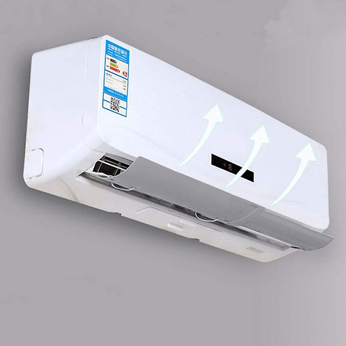 Cuteam Wind Deflector, Universal Home Office Retractable Air Conditioner Wind Shield Baffle Deflector White One Size