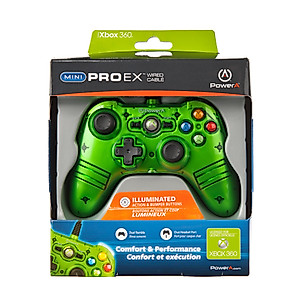 PowerA Mini Pro EX Controller for Xbox 360 - Green (Wired)