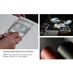 Vertu 5G Smartphone Unlocked with Butler Service 12G RAM + 512G ROM,Luxury Mobile Phone 64MP Camera,Dual Nano SIM Android Phone,Calf Leather Craft iVERTU Black