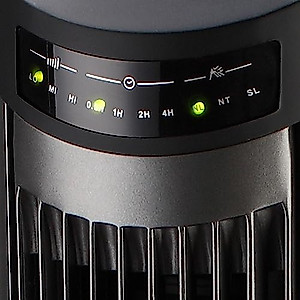 Simple Deluxe 30 Inch Oscillating Tower Fan for Bedroom, 3 Speeds Standing Fan with Remote, Quiet Cooling fan for Indoors, 7.5H Timing, 3 Modes, 38DB,Black