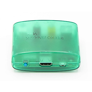 RetroTINK 2X Mini (Green) with N64/SNES S-Video Cable