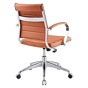 Modway Jive Office Chair, Mid Back, Terracotta