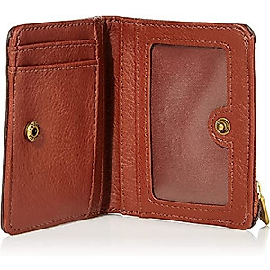 Fossil Women's Logan Leather Wallet RFID Blocking Small Bifold, Brown (Model: SL7829200)