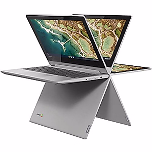 Lenovo Chromebook Flex 3 2-in-1 11.6" HD Touchscreen Laptop, MediaTek MT8173C Quad-Core Processor, 4GB RAM, 32GB eMMC, HDMI, Webcam, Wi-Fi, Bluetooth, Chrome OS, Platinum Gray, IFT Bundle