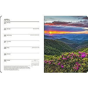 America's National Parks Weekly Engagement Calendar 2023, Planner 6.5" x 8.5" Spiral Bound
