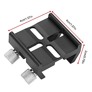 Dovetail Base for Finder Scope, Telescope Finderscope Mount Dovetail Slot Plate Screw Accessory for Celestron C8/C8HD/C925/C11HD, SKYRVER 80ED/102ED/130APO, SKYRVER 100ED