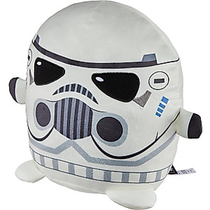 Mattel Star Wars Cuutopia Plush Figure, 10-inch Stormtrooper Soft Rounded Pillow Doll, Collectible Toy Inspired by the Villain Characters