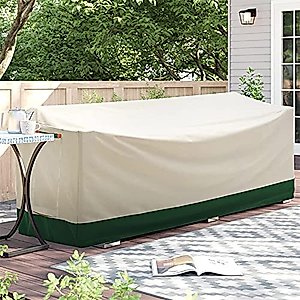 Umbrauto Outdoor Couch Cover Patio Furniture Covers Waterproof Outdoor Sofa Covers Heavy Duty Fade Resistant Patio Sofa Covers (87" Lx37 Wx35 H)