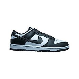 Nike Dunk Low Retro Men's Basketball Shoes, White Black White, 11 US